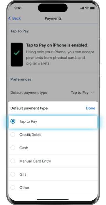 Accept contactless payments with Tap to Pay on iPhone and talech Mobile