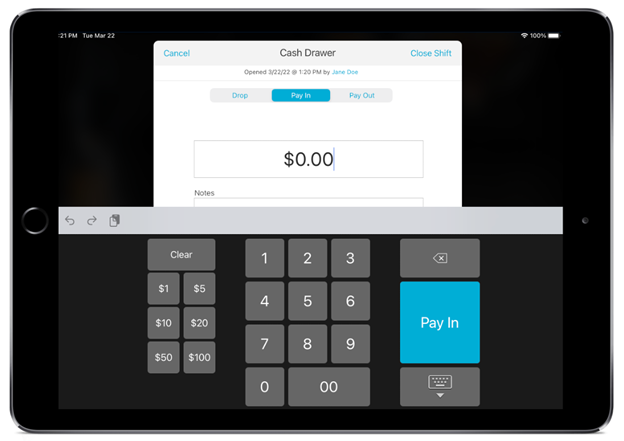Cash Drawer Management