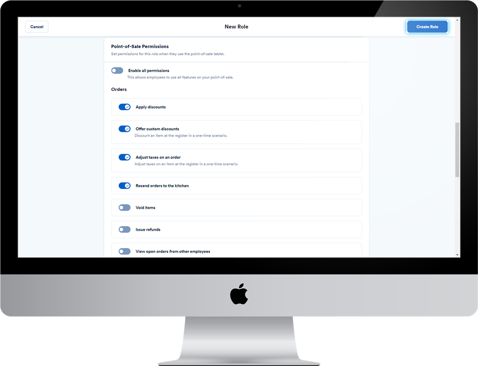 Creating and Editing Employee Roles