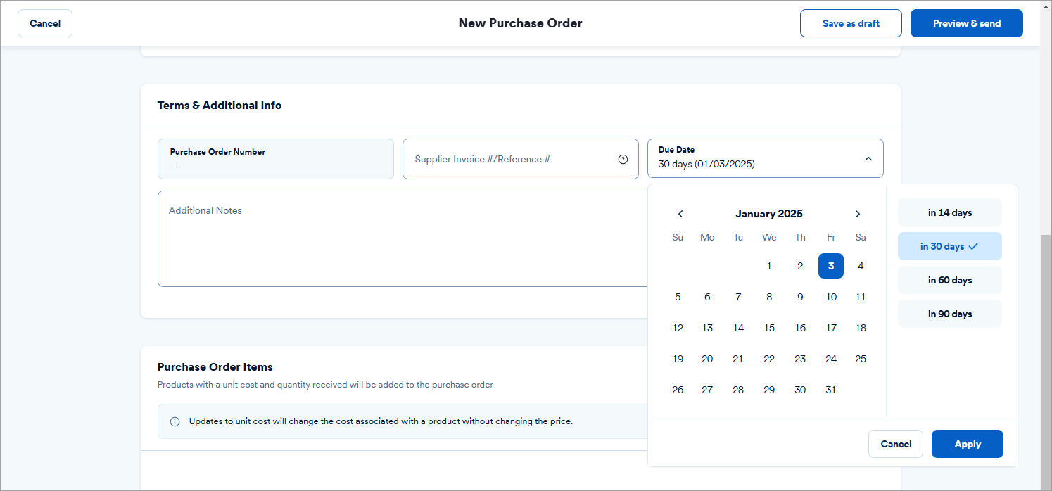 Purchase Orders Guide