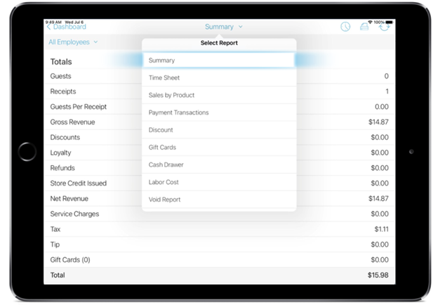 Summary Report on talech Register