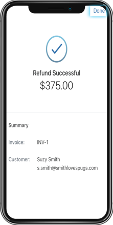 talech Mobile Invoice: Full Payment Refund