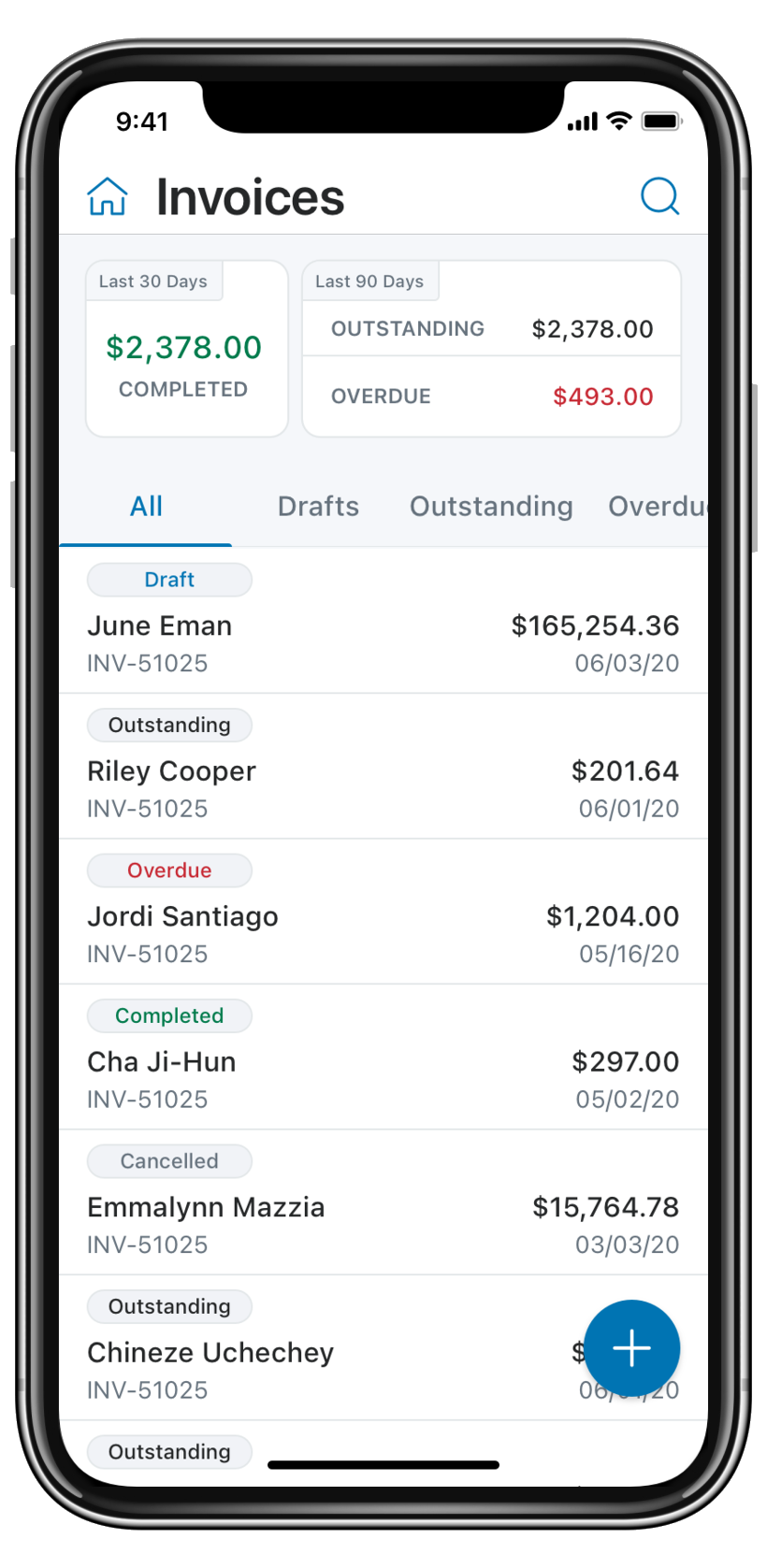 talech Mobile Invoices