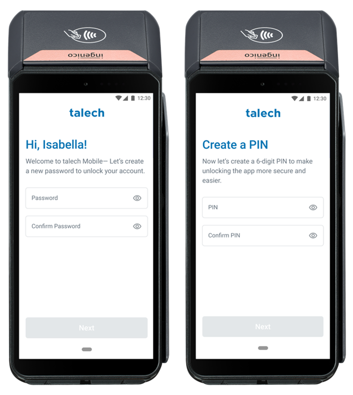 talech Terminal Setup