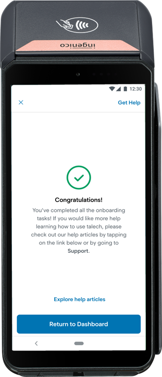 talech Terminal Setup