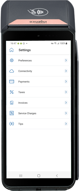 talech Terminal Settings