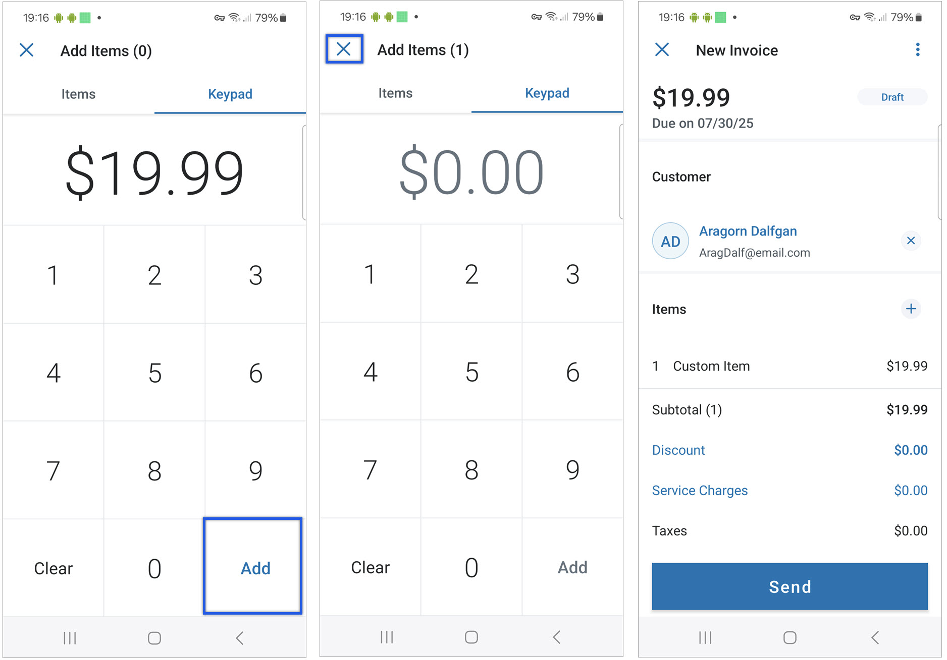 talech Terminal Invoices