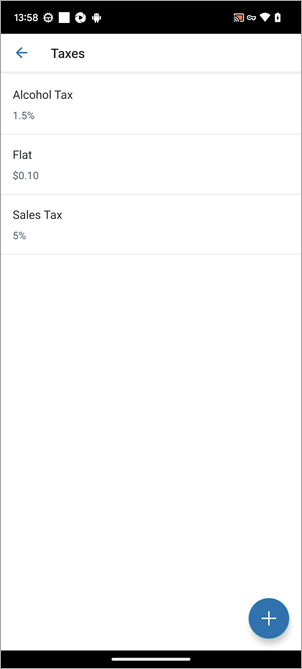 talech Mobile Settings