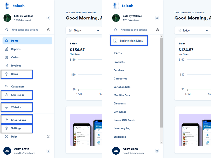 talech.com Home Page