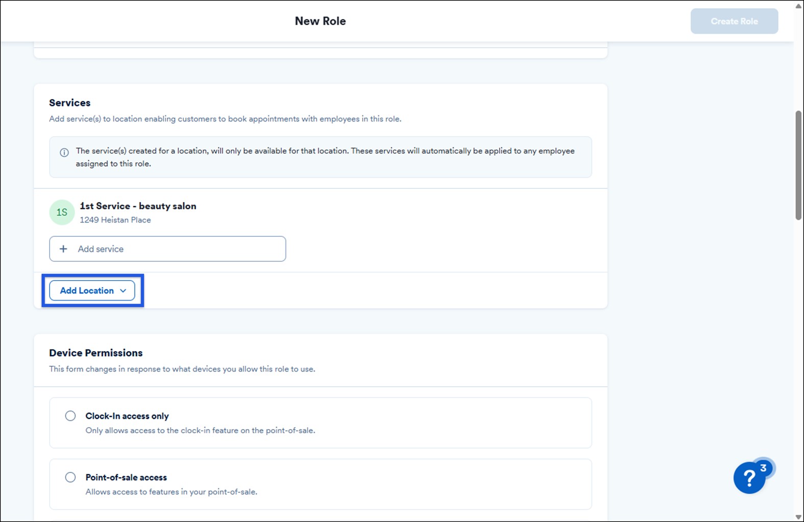 Create and Edit Employee Roles