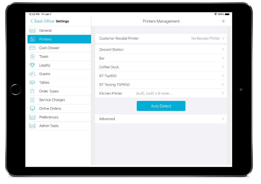 Set up your printer in talech