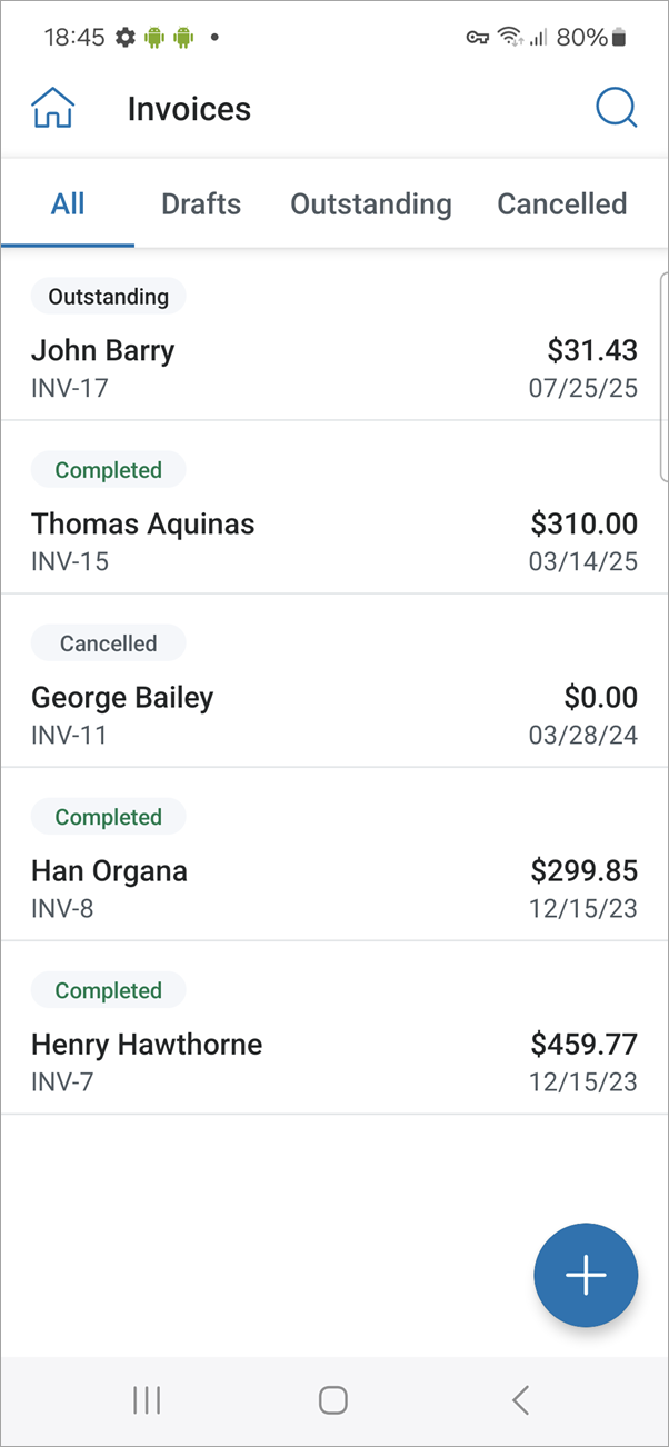 talech Terminal Invoices
